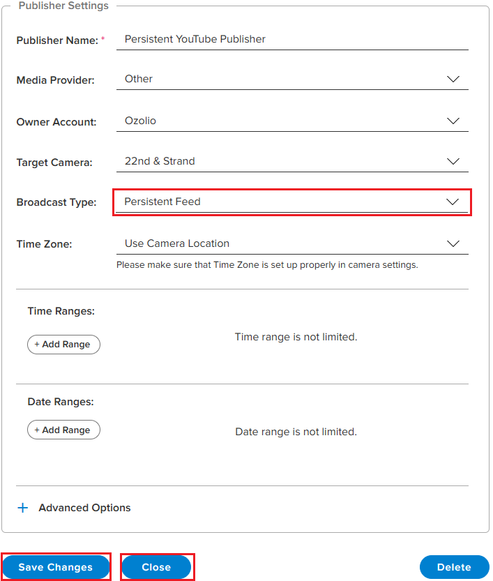 An alternative approach to broadcasting on YouTube – Ozolio Help Center